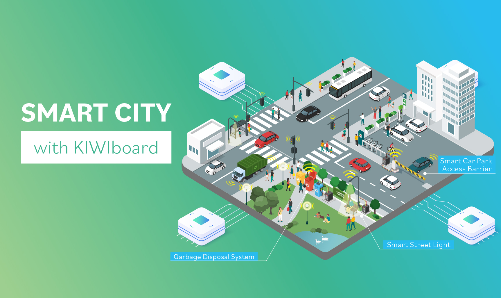 Smart Cities with KIWIboards